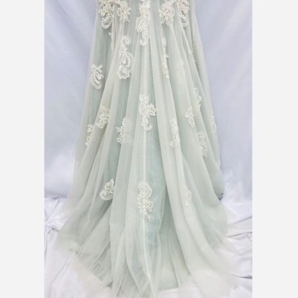 David Tutera | Dresses | David Tutera Wedding Gown Soft Baby Blue ...